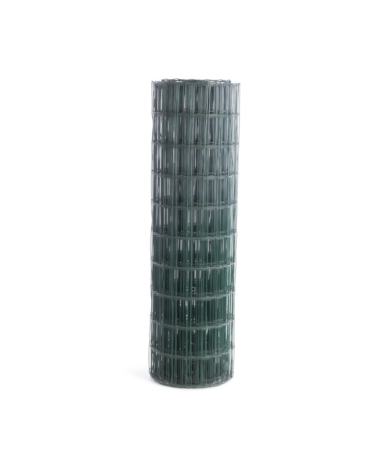 Green PVC Coated EURO Fence 4" x 2" Welded Wire Mesh Garden Fencing ...