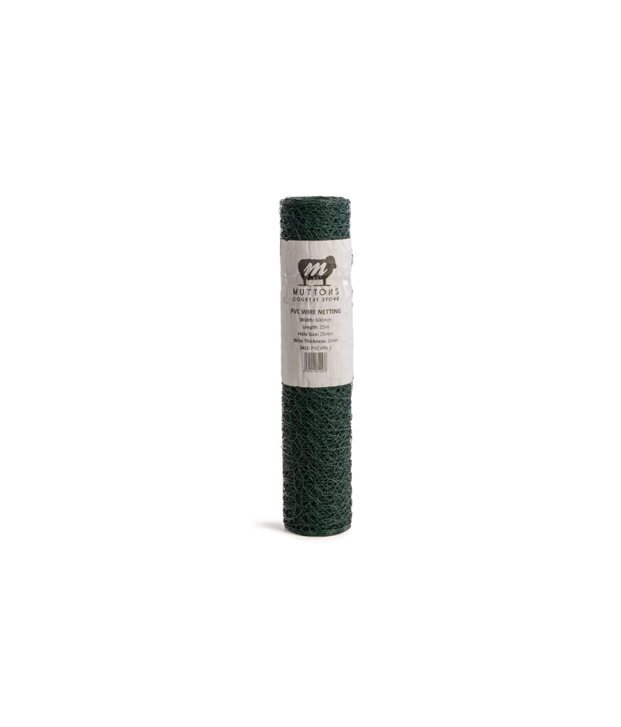 Green PVC Coated Wire Netting - Muttons