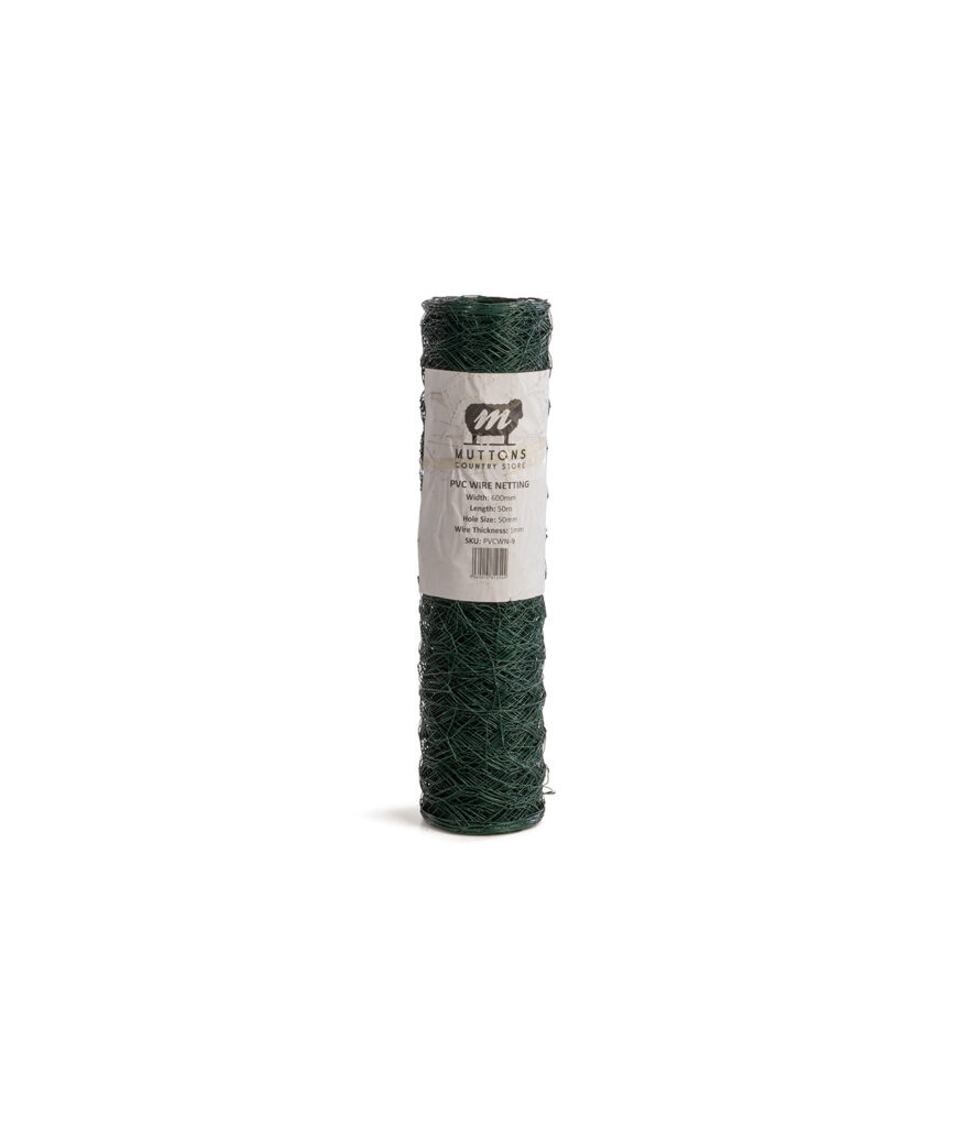 Green PVC Coated Wire Netting - Muttons